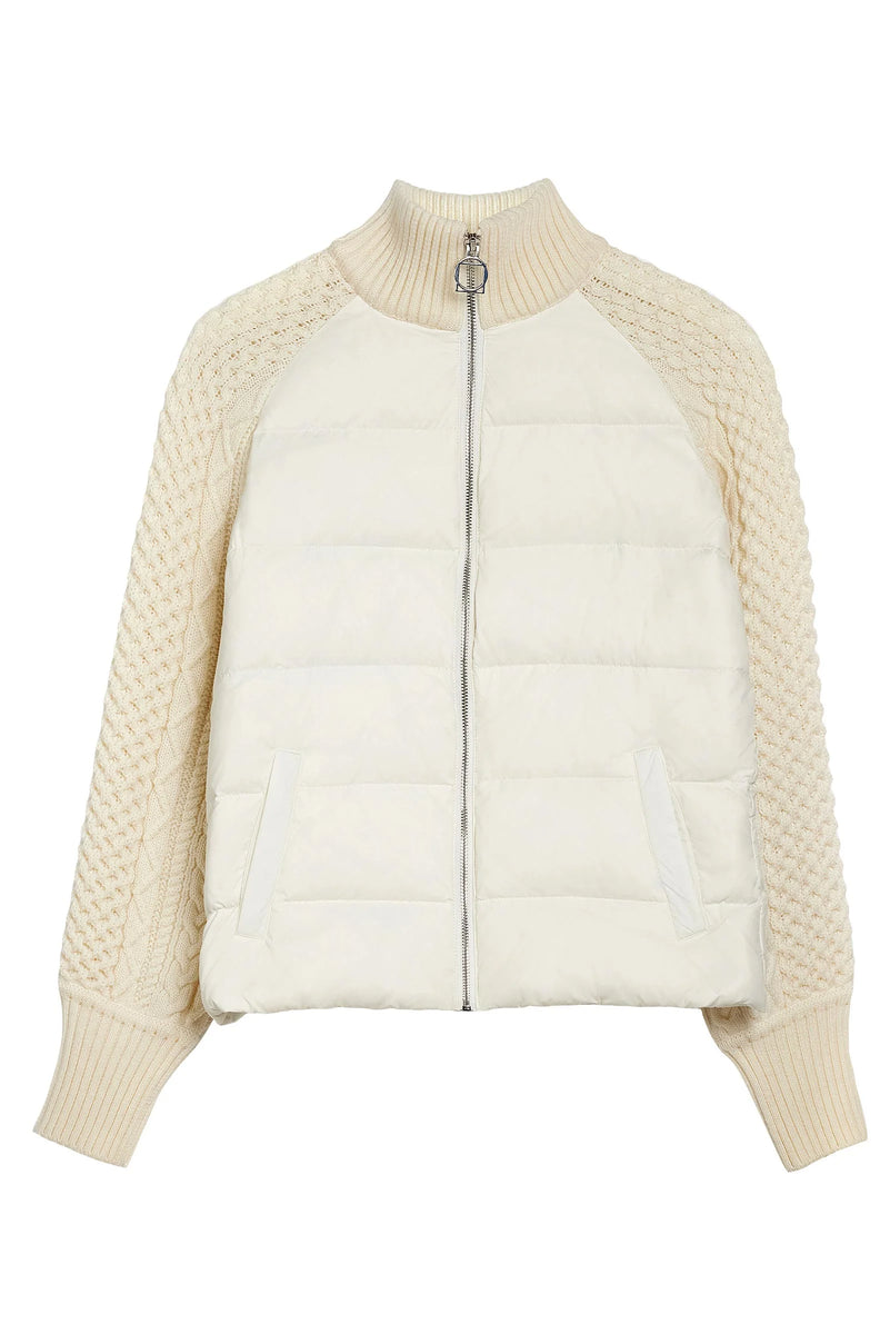 Anatomie Sweater Puffer Jacket - Ivory – CK Bradley