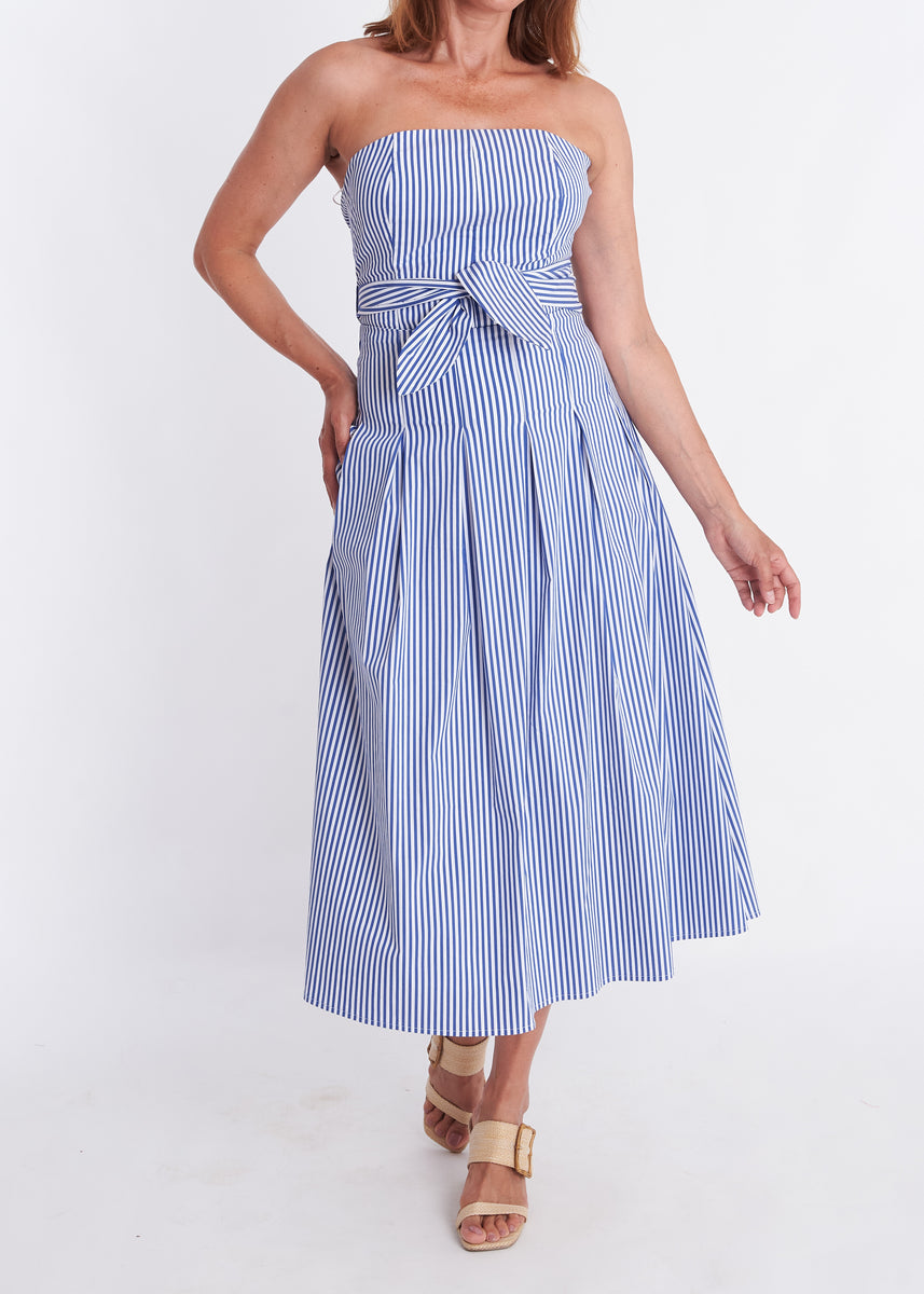 Brandy Wrap Top - Royal Stripe – CK Bradley