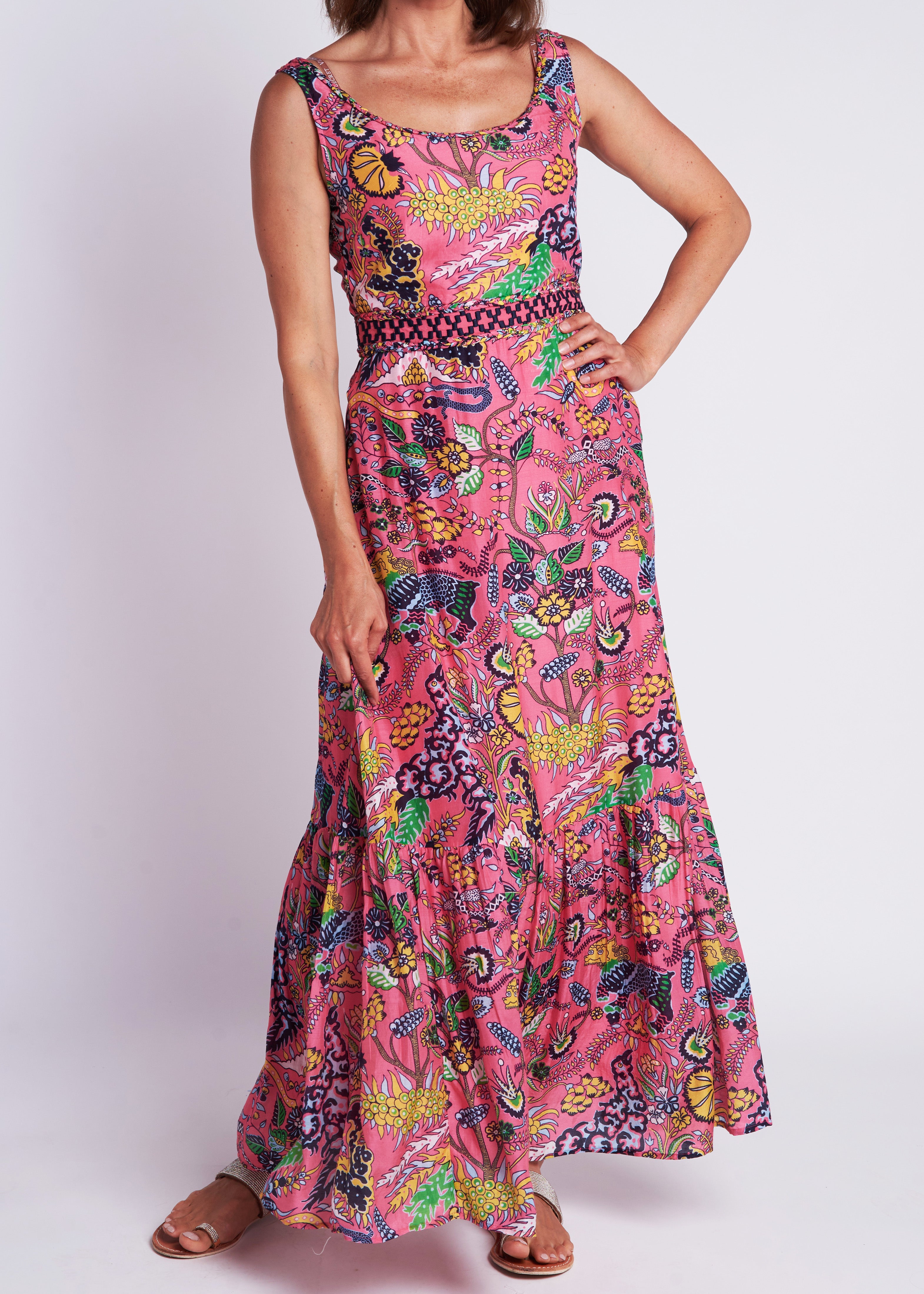 Cleopatra Dress - Eden Pink Multi SAMPLE