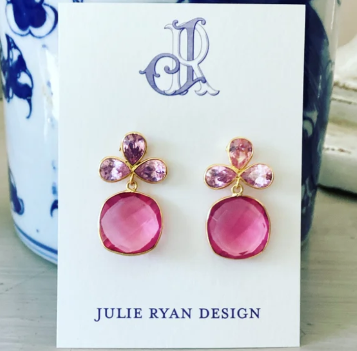 Julie Ryan Design Dabney Hot Pink Earring – CK Bradley